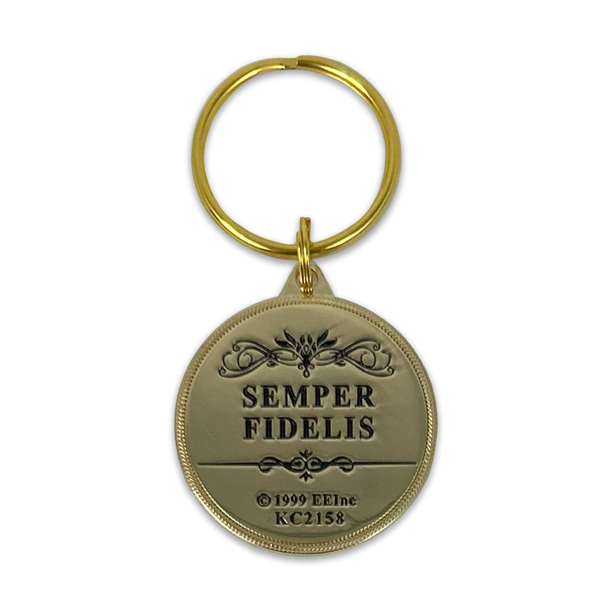 United States Marine Corps Double Sided Key Ring
